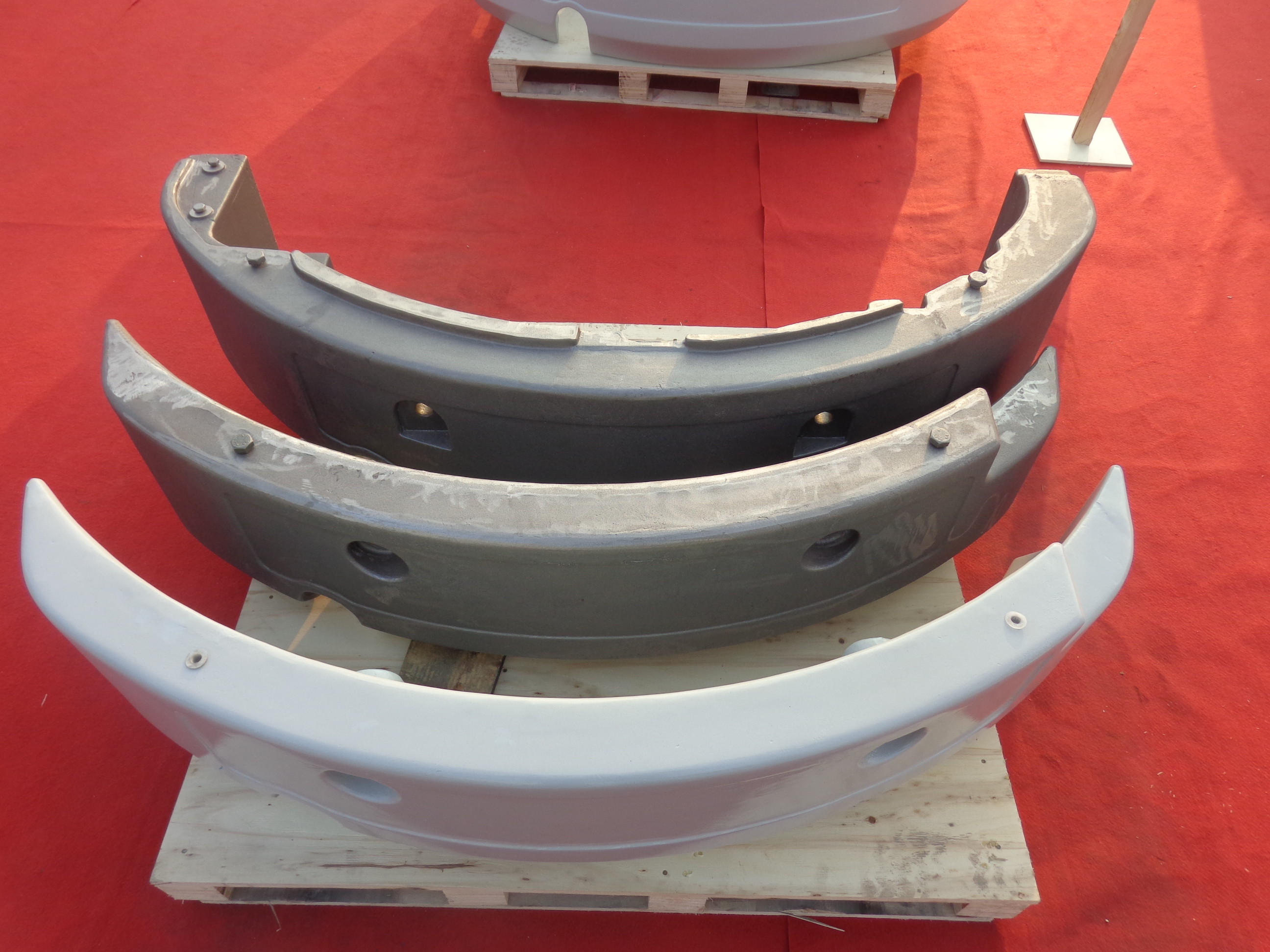 Mini Excavator Counterweight With Primer Coating And Finish Painting