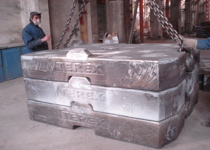 Construction Machinery 10T Counter Weight For Crane