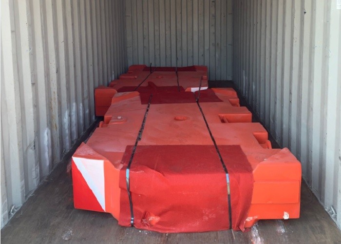 HT250 Iron Cast 10000kg Excavator Counterweight For Engineering